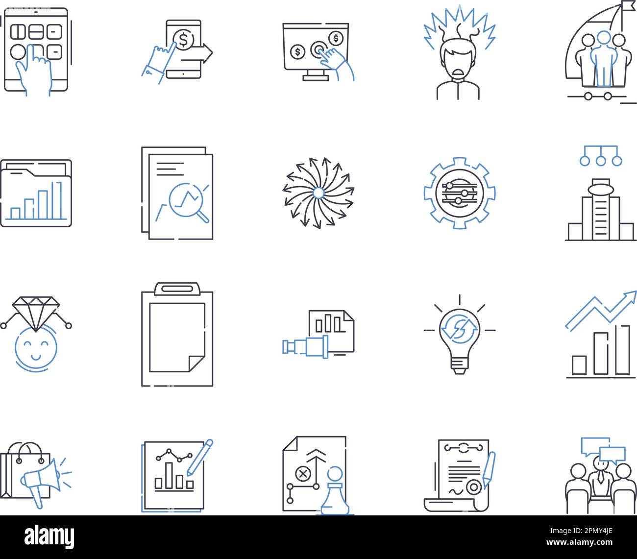 Symbolsammlung der Event Management-Modellstruktur. Organisation ...