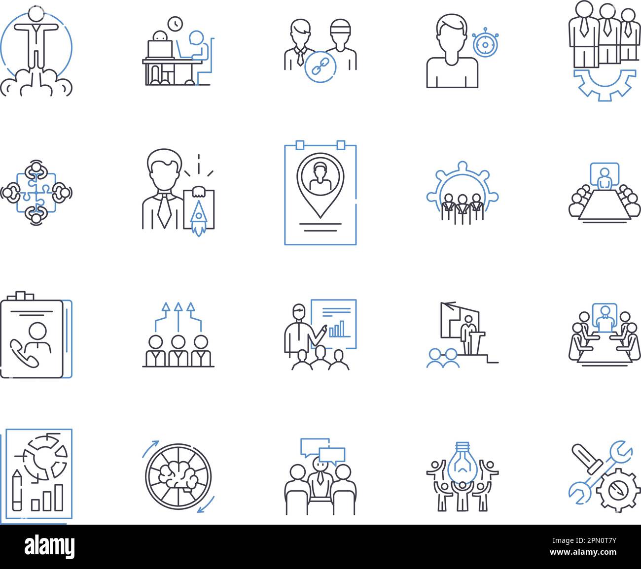 Der Vorstand erläutert die Icons-Sammlung. Vorstand, Direktoren ...