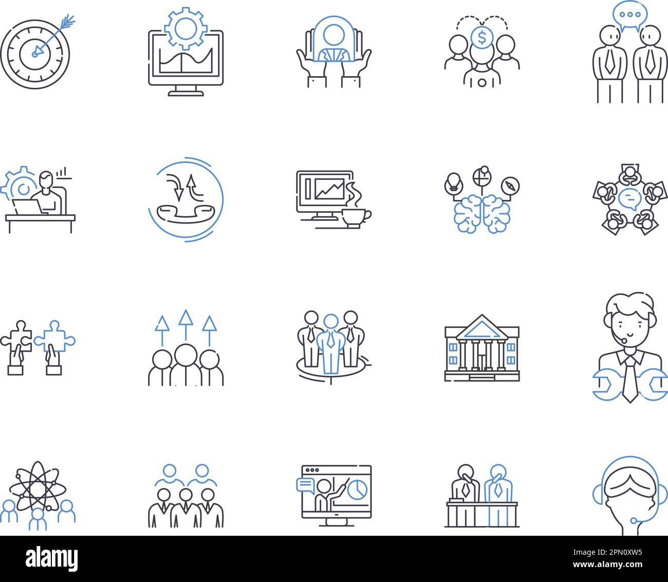 Der Vorstand erläutert die Icons-Sammlung. Vorstand, Direktoren ...