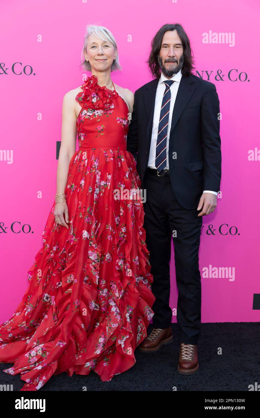 Los Angeles, USA. 15. April 2023. Alexandra Grant und Keanu Reeves ...