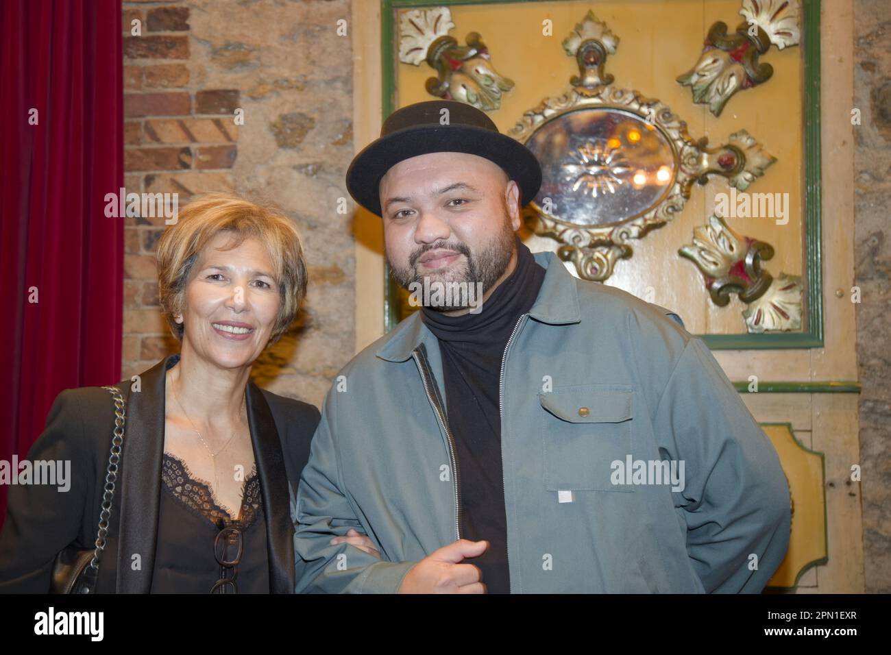 Paris, Frankreich, 5. Dez., 2022. Dez. Malika Tabti, Raphael Yem nehmen ...