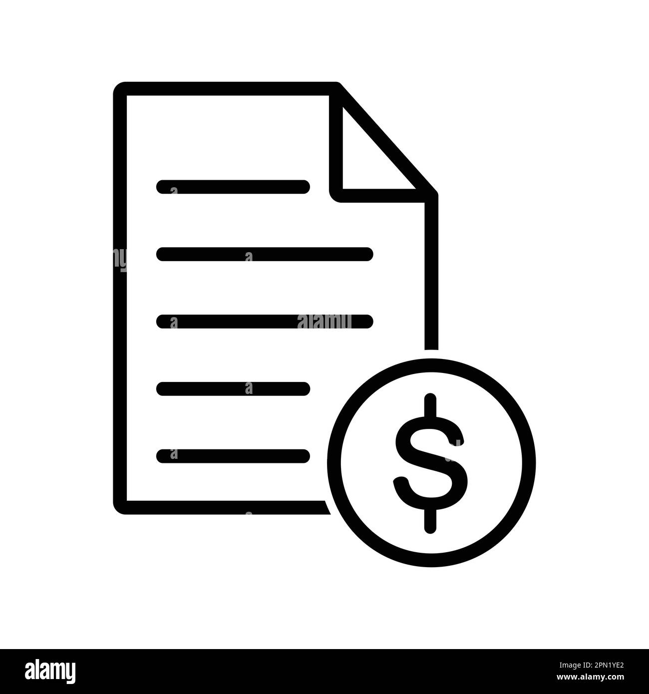 Recibo de venta al contado Stock-Vektorgrafiken kaufen - Alamy