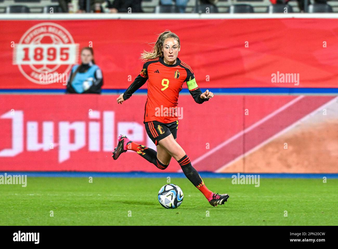 Tessa Wullaert wurde am Dienstag , den 11 . April 2023 in Leuven ...