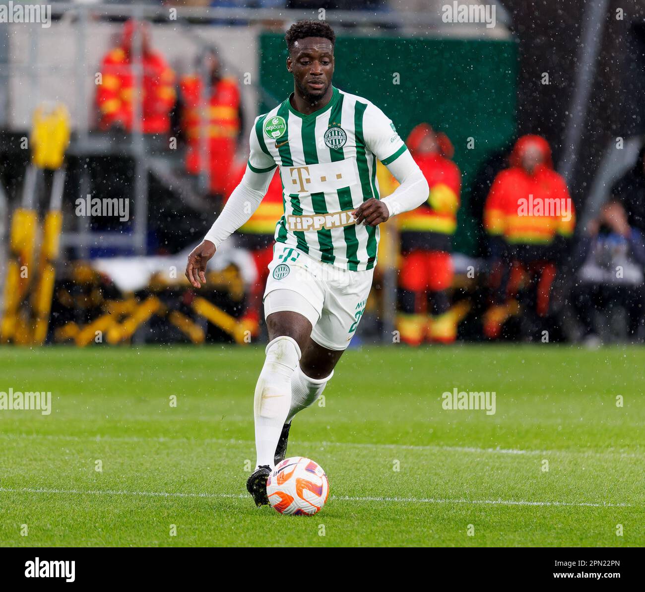 BUDAPEST, UNGARN - APRIL 2: Myenty Abena von Ferencvarosi TC ...