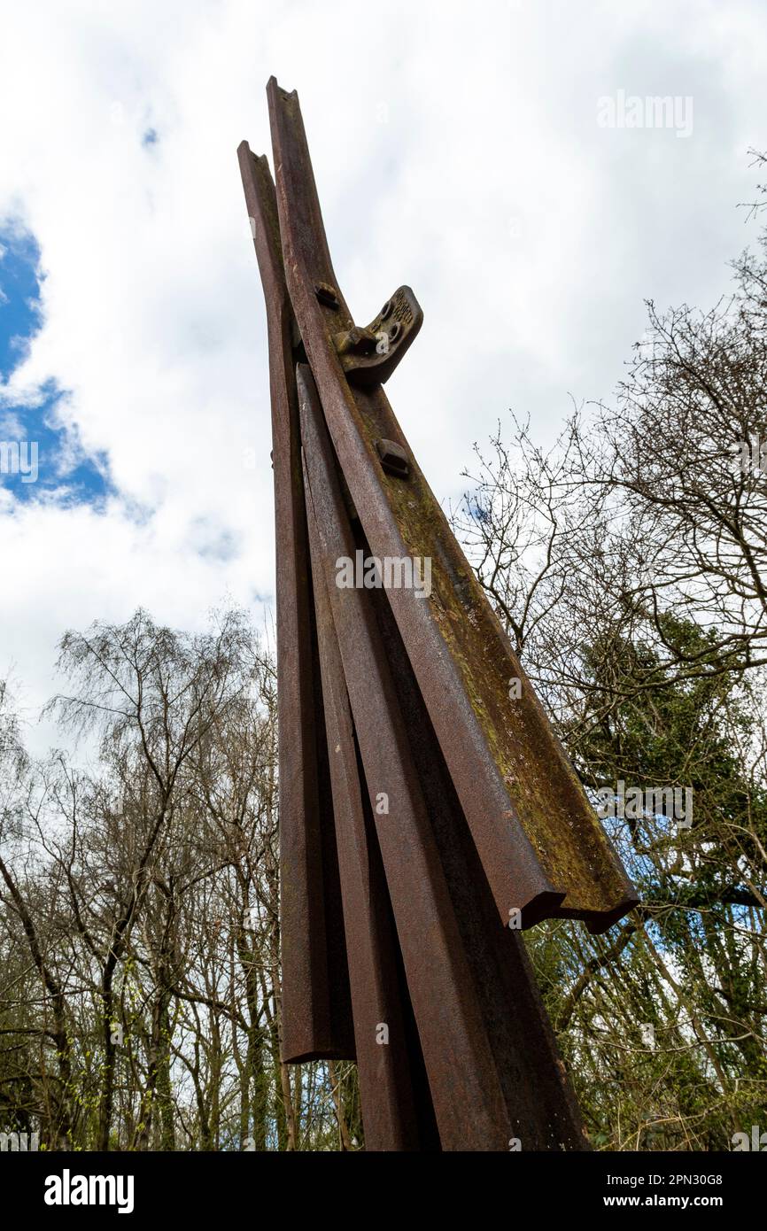 Mushet Memorial, Dark Hill Iron Works. Ein Denkmal für Robert Mushet ...