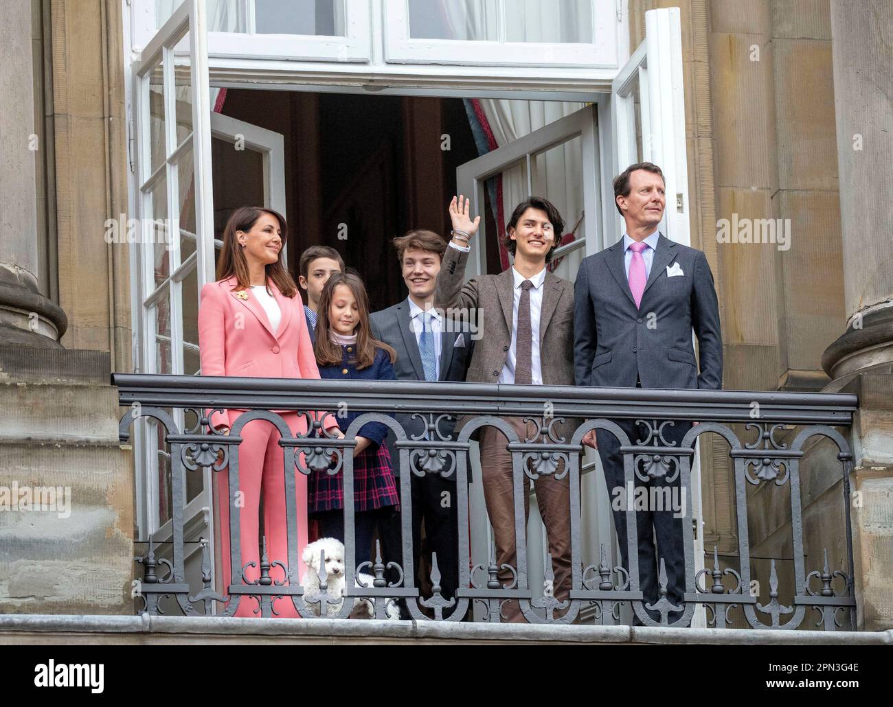 Prinz Joachim und Prinzessin Marie, Prinz Henrik und Prinzessin Athena ...