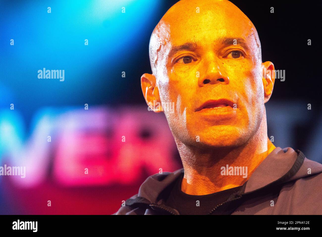 Köln, Deutschland. 16. April 2023. Kevin Levrone, ein amerikanischer ...