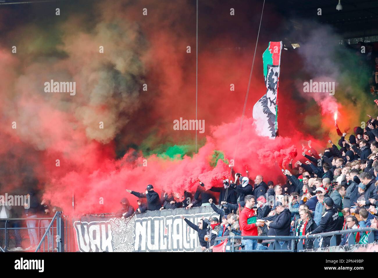 16-04-2023: Sport: NEC gegen Vitesse NIJMEGEN, NIEDERLANDE - APRIL 16 ...
