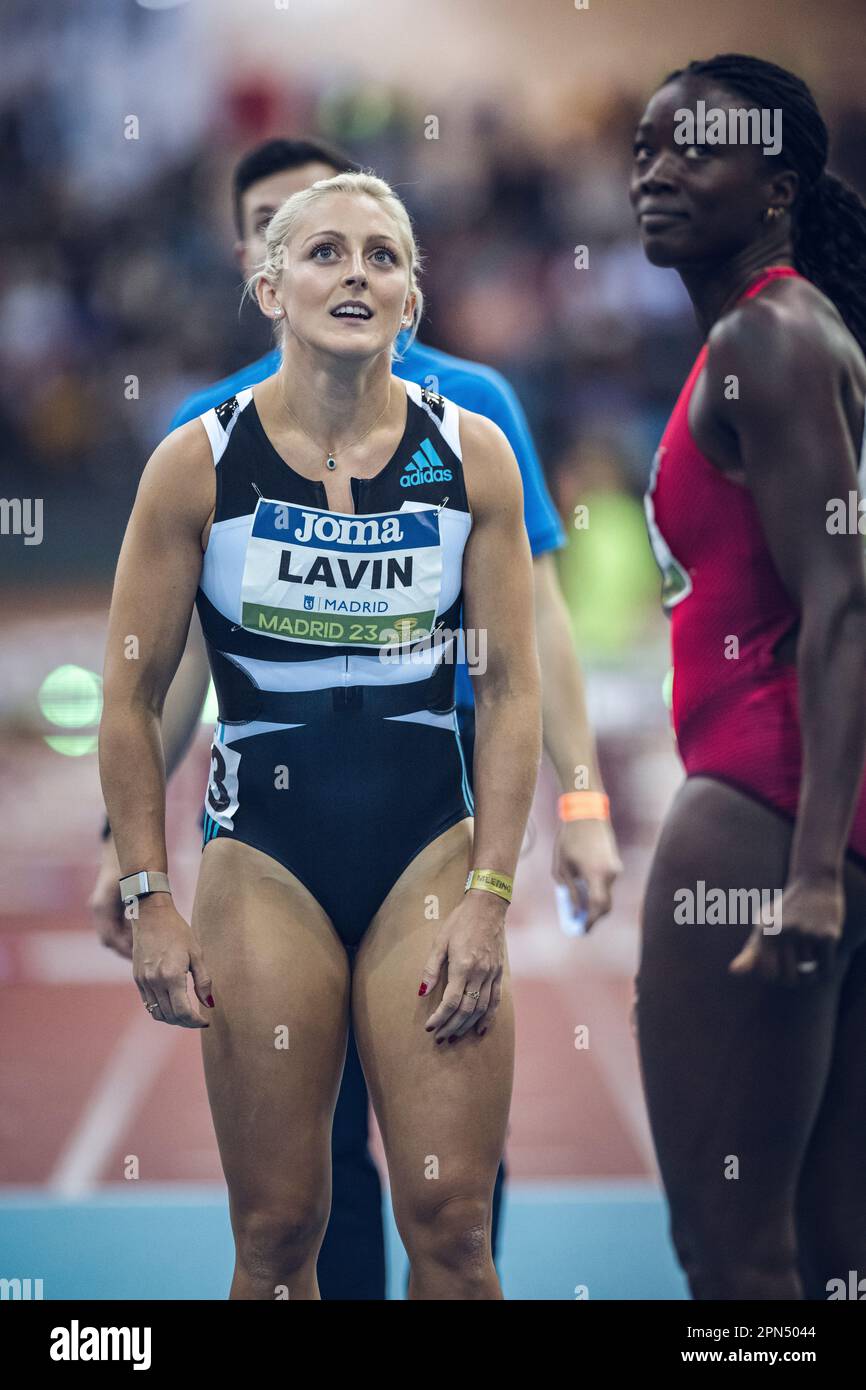 Sarah Lavin nimmt an der Madrider Indoor-Tour durch Madrid 2023 Teil ...