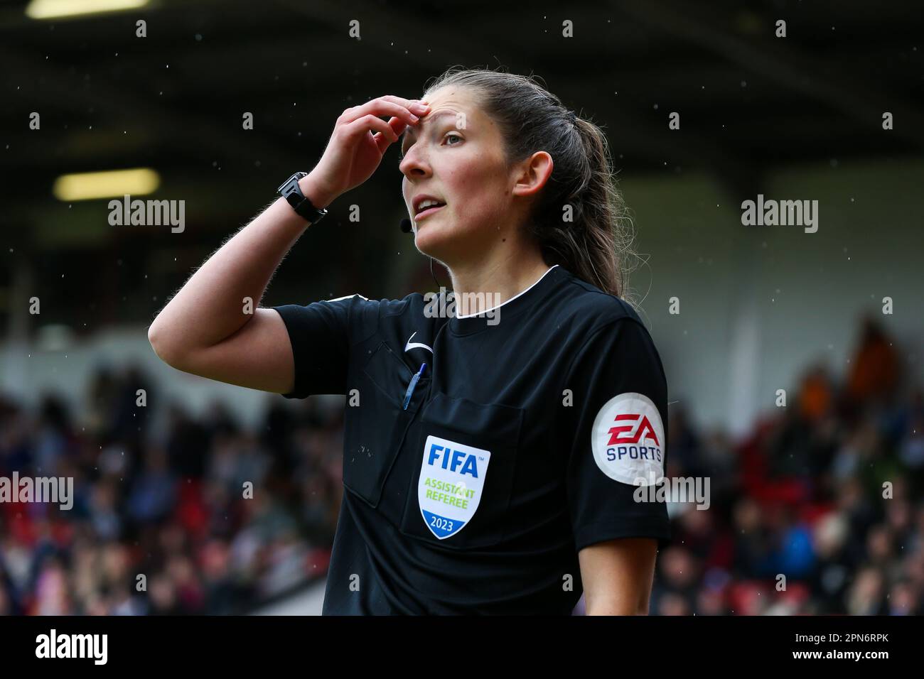 Stellvertretende Schiedsrichterin Melissa Burgin beim Vitality Women's ...