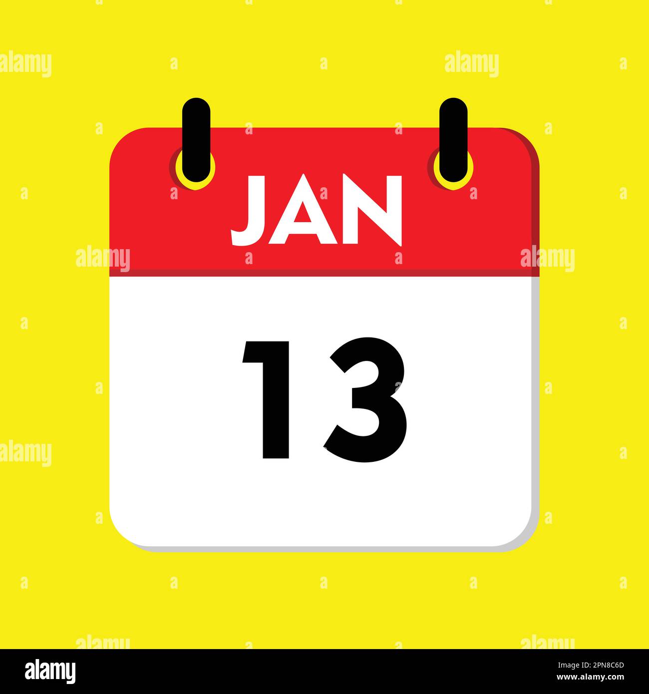 11 januar symbol Stock-Vektorgrafiken kaufen - Alamy
