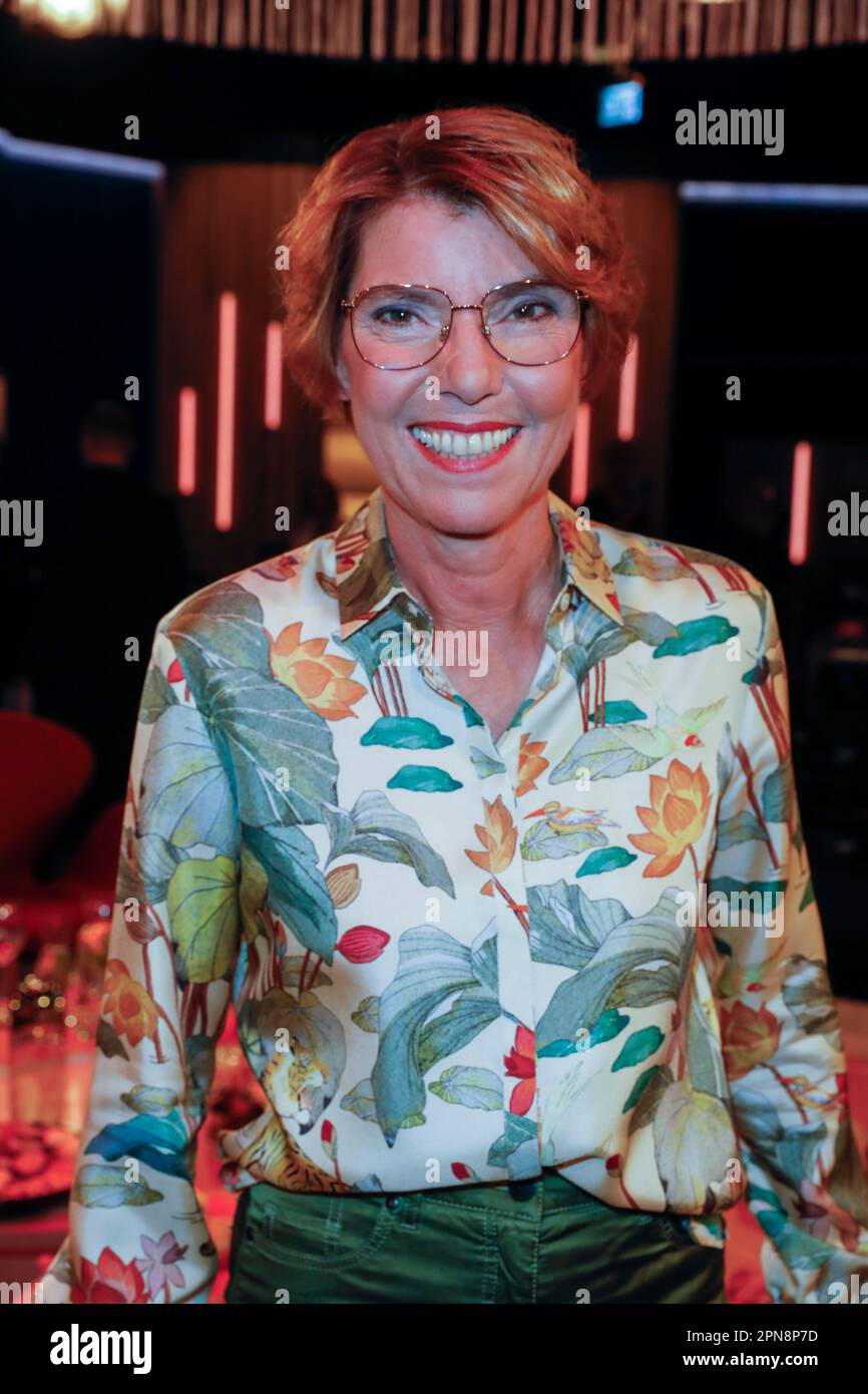 Bettina Böttinger bei der Aufzeichnung der WDR-Talkshow „Kölner Treff ...