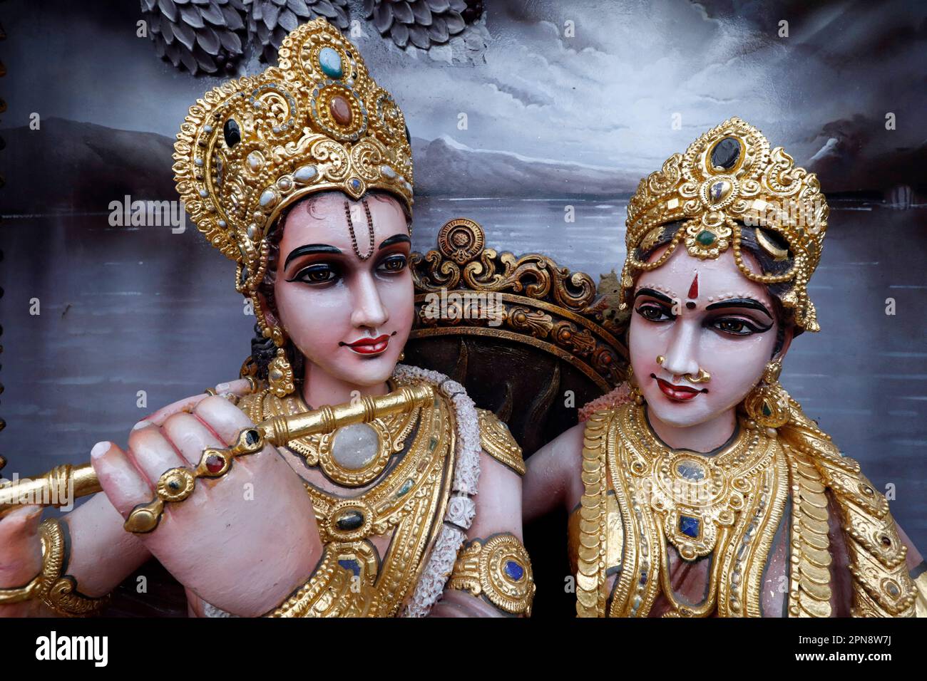 Hindu gott lord krishna -Fotos und -Bildmaterial in hoher Auflösung – Alamy