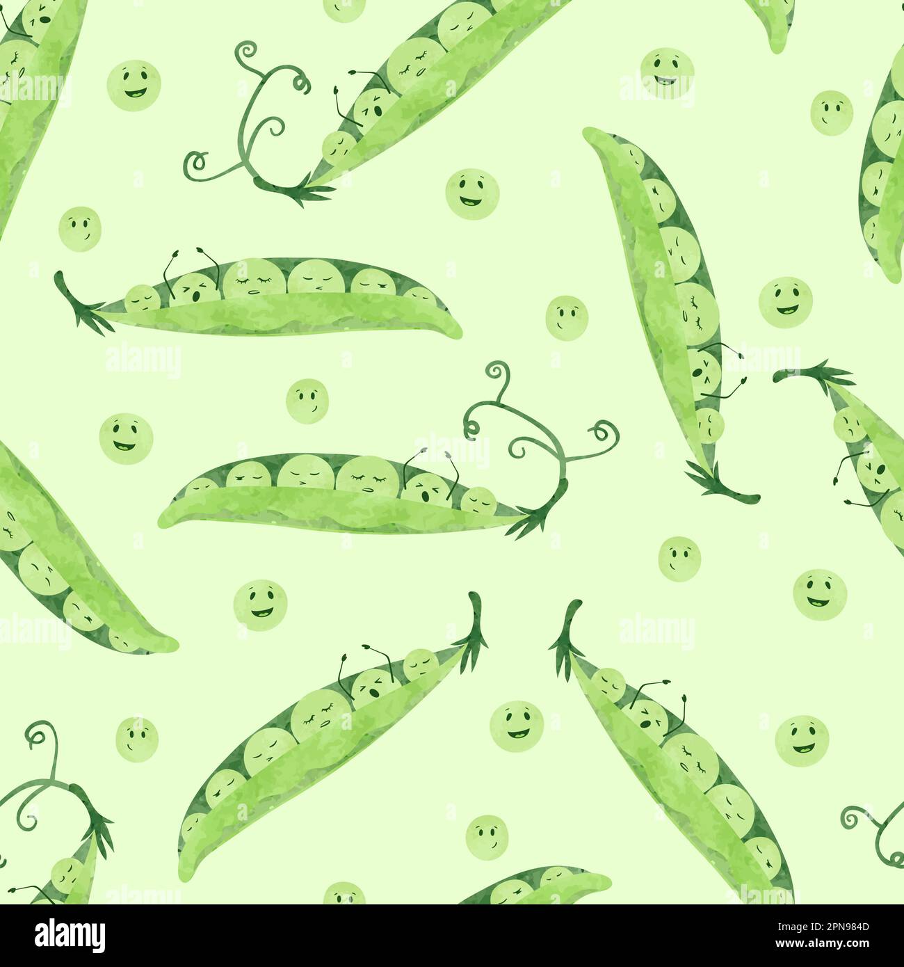 Erbse cartoon Stock-Vektorgrafiken kaufen - Alamy