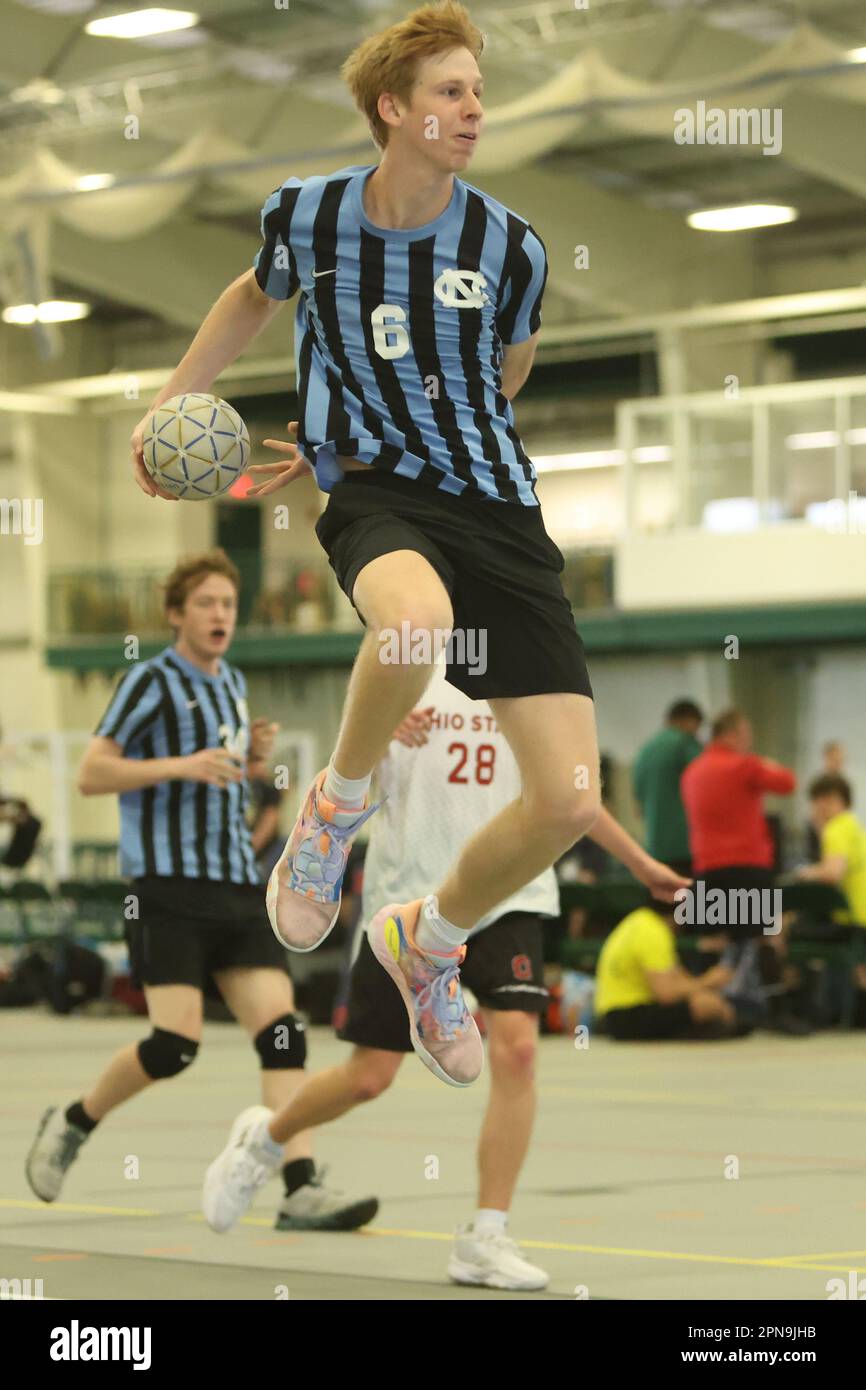 Tiffin, Ohio, USA. 15. April 2023. USA Team Handball, Collegiate ...