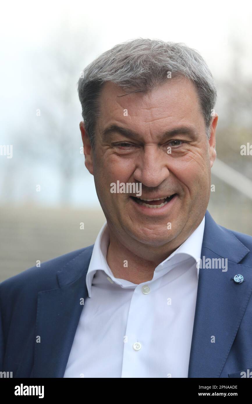 München, Deutschland 17. April 2023. München, Deutschland, 17. April 2023; Dr. Markus SOEDER ...