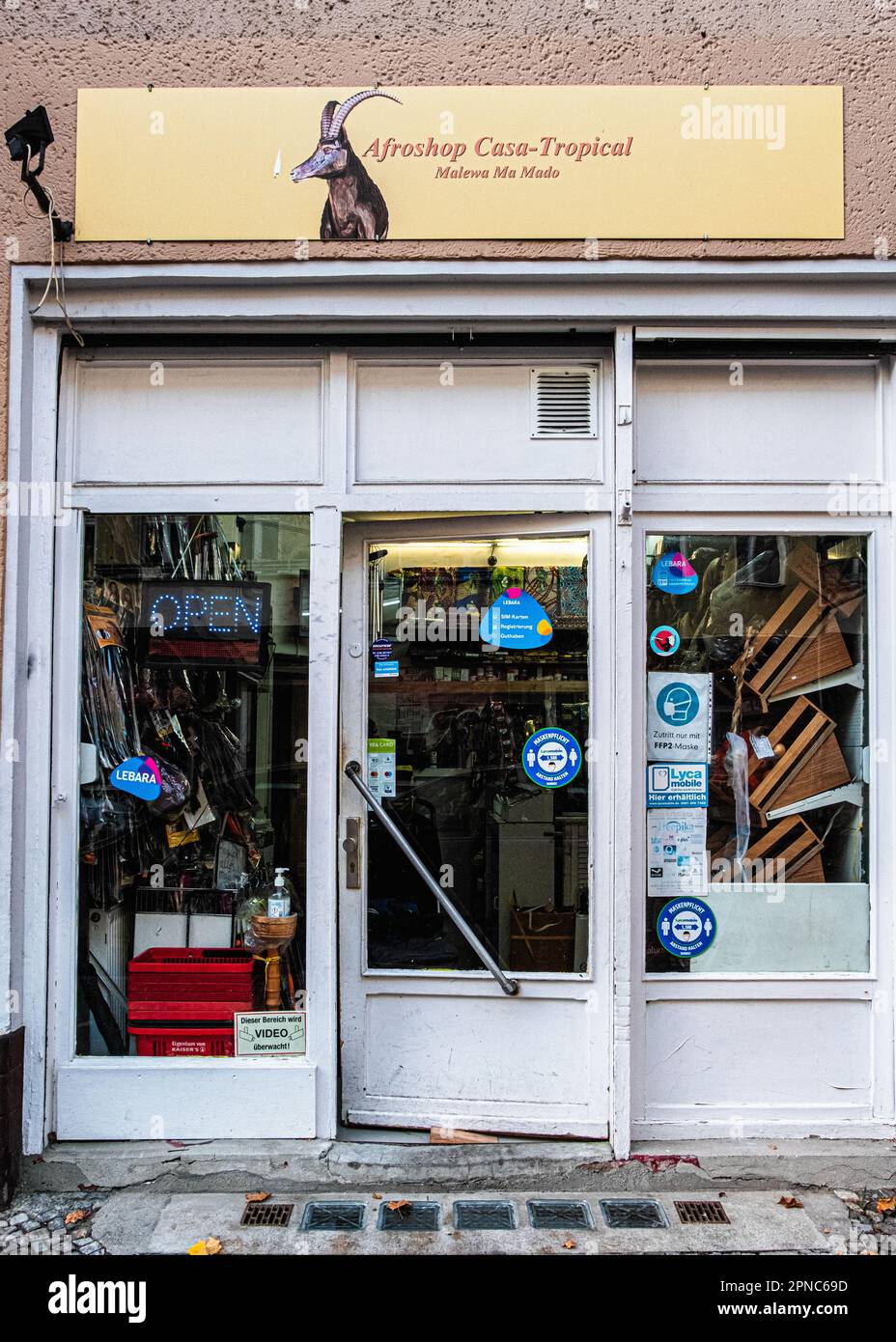 Afroshop Casa-Tropical, Malewa Ma Mado Grocery Shop, Brüsseler Straße ...