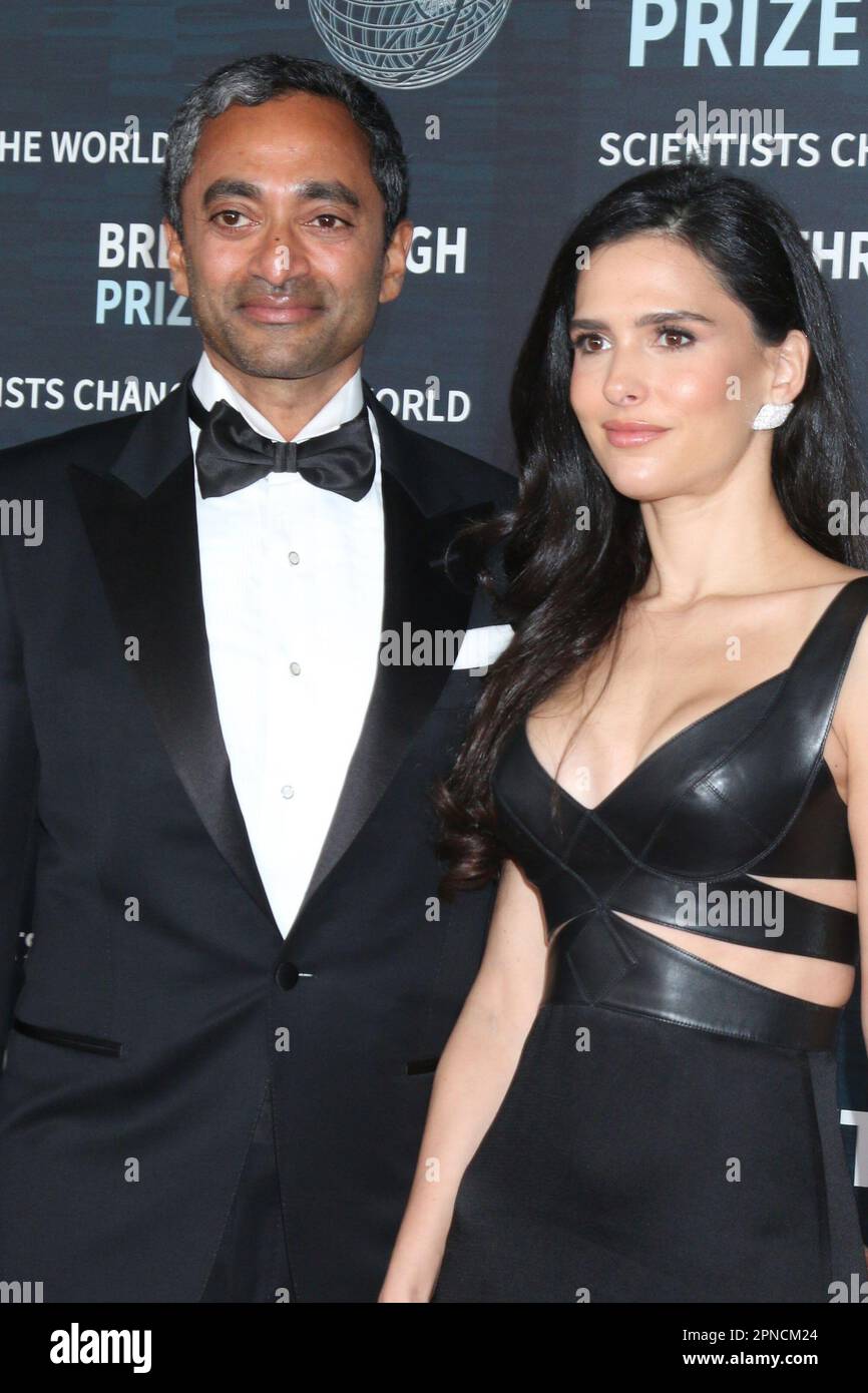 Chamath Palihapipitiya, Nathalie Dompe bei der Ankunft zur Zeremonie ...