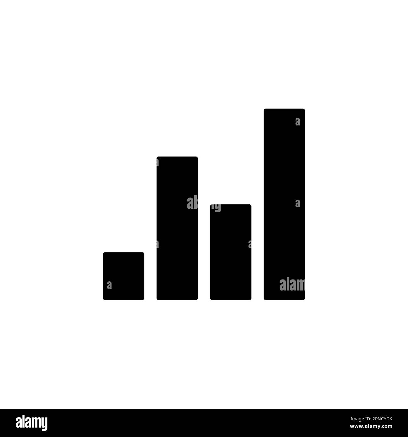 Symbol für wachsendes Diagramm. Diagrammsymbol. Diagrammsymbol Stock-Vektorgrafik - Alamy