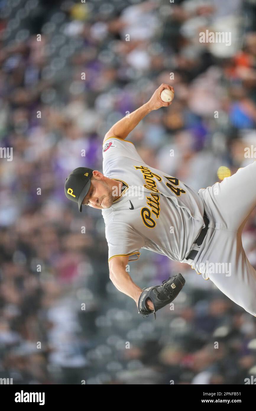 Pittsburgh Pirates starting pitcher Rich Hill (44) in the first inning ...