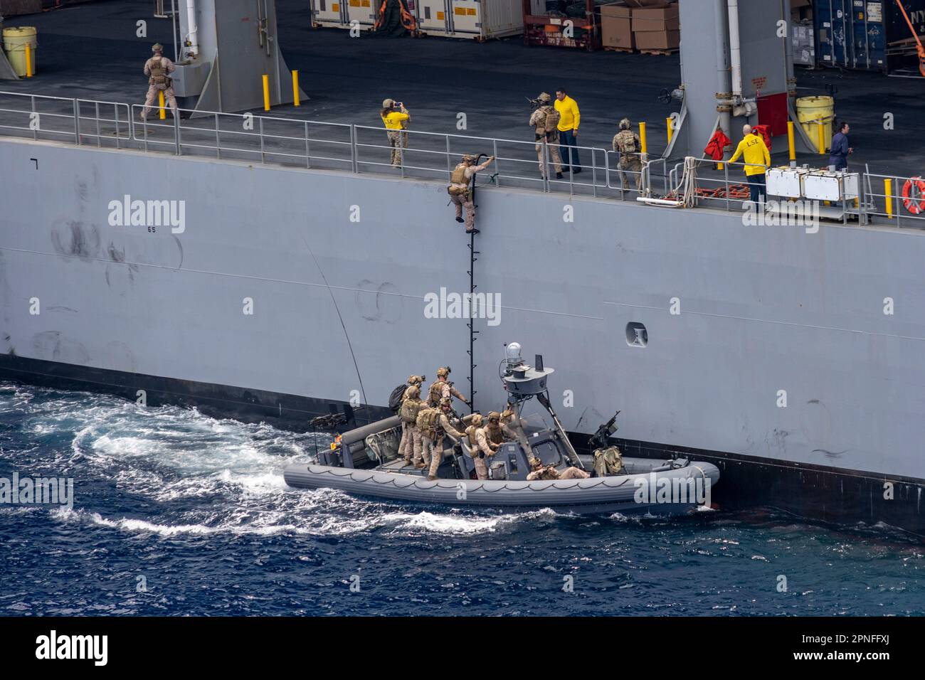 WEST PHILIPPINES SEA (14. APRIL 2023) – USA Marines mit Maritime RAID ...