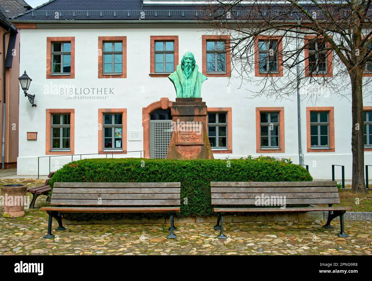 Mathesius-Denkmal, zum Gedenken an Johannes Mathesius, Begleiter von ...