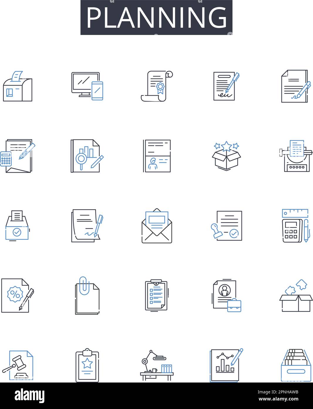 Planen sie voraus Stock-Vektorgrafiken kaufen - Alamy