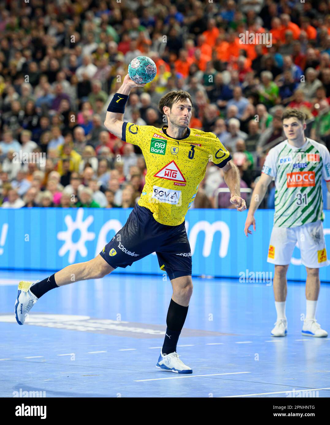 Köln, Deutschland. 16. April 2023. Uwe GENSHEIMER (RNL) Action, final ...