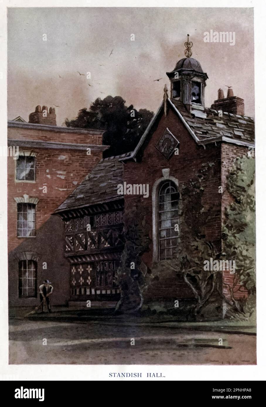 Standish Hall GEZEICHNET VON CHARLES WHYMPER [Myles Standish (ca. 1584 ...