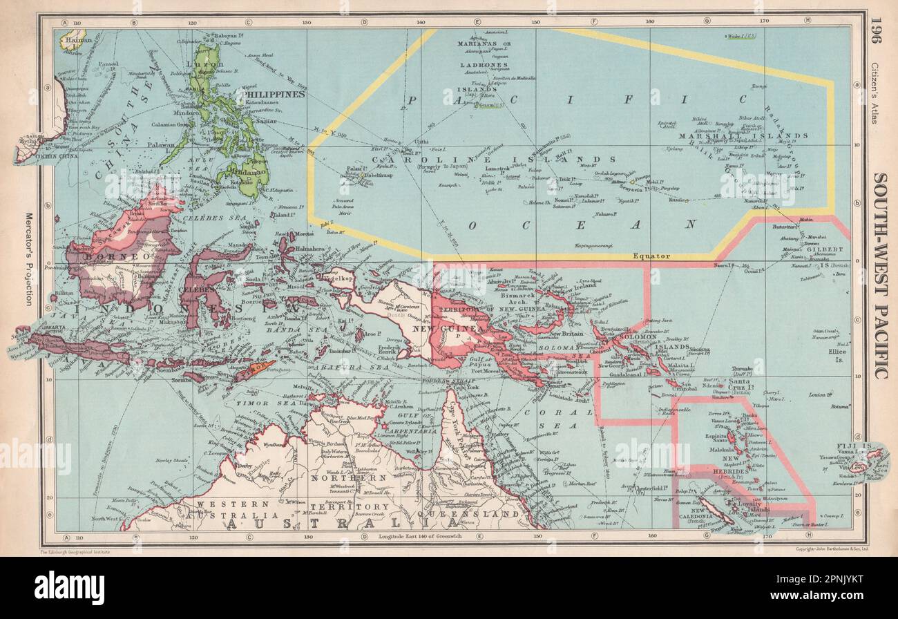 Micronesia map -Fotos und -Bildmaterial in hoher Auflösung – Alamy