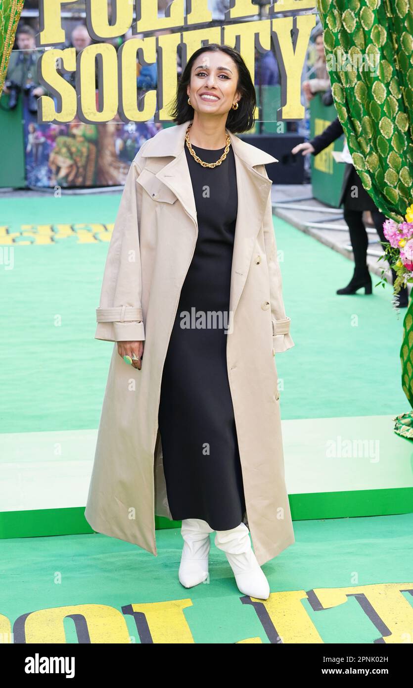 Anita Rani nimmt an einer Sondervorführung der Höflichen Gesellschaft ...