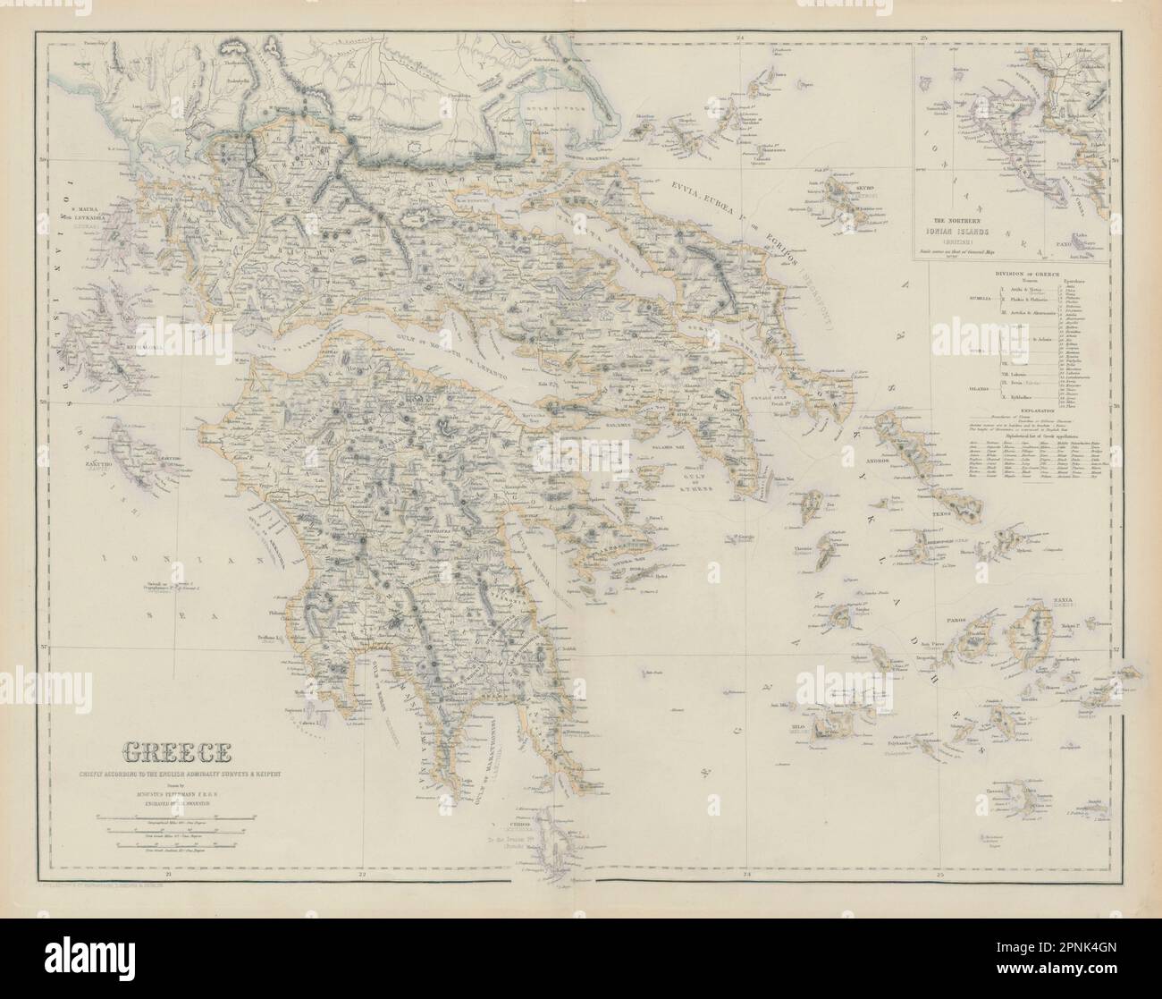 Northern greece map -Fotos und -Bildmaterial in hoher Auflösung – Alamy