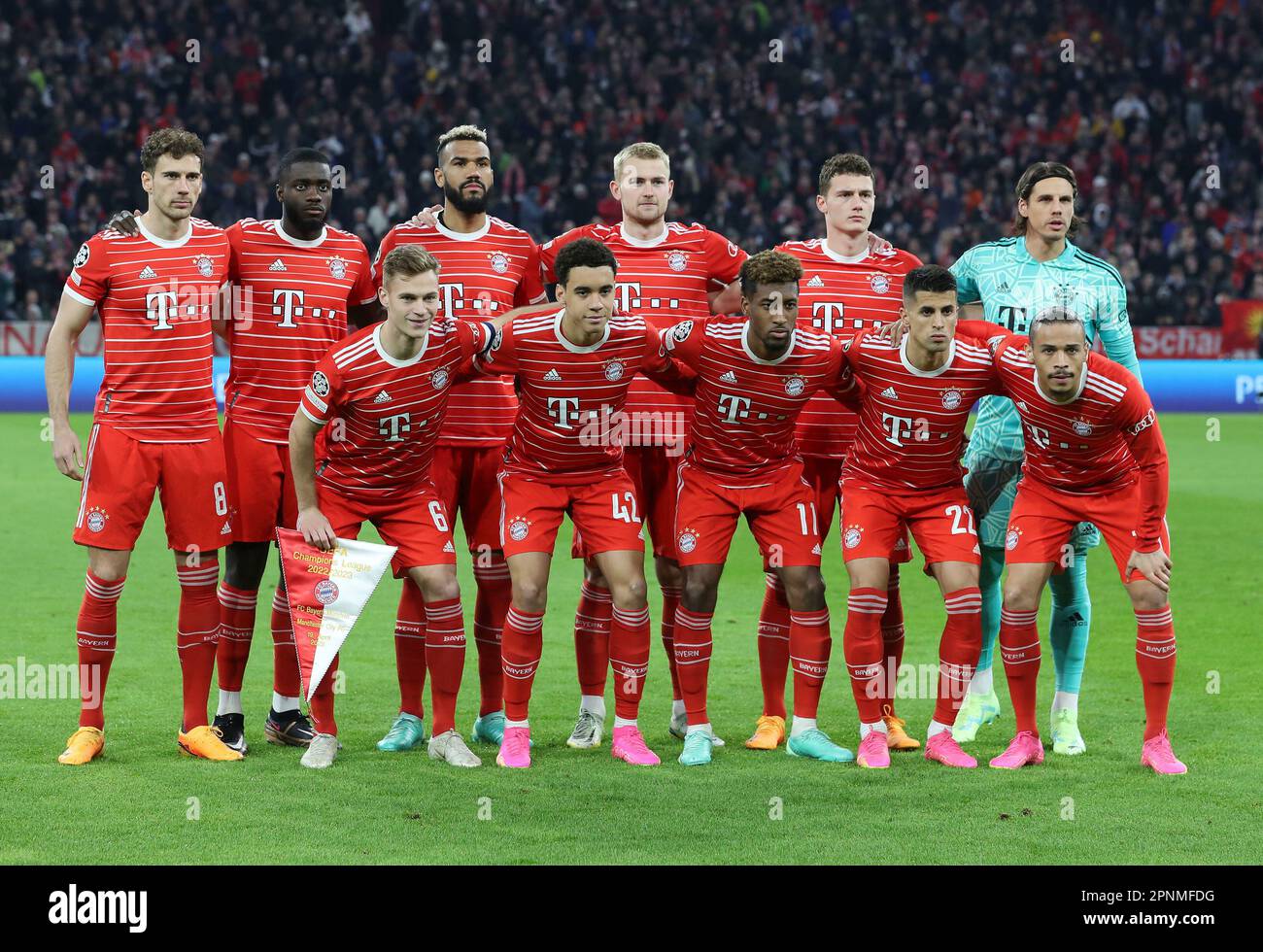 München, Deutschland. 19. April 2023. firo : 04/19/2023, Fußball ...