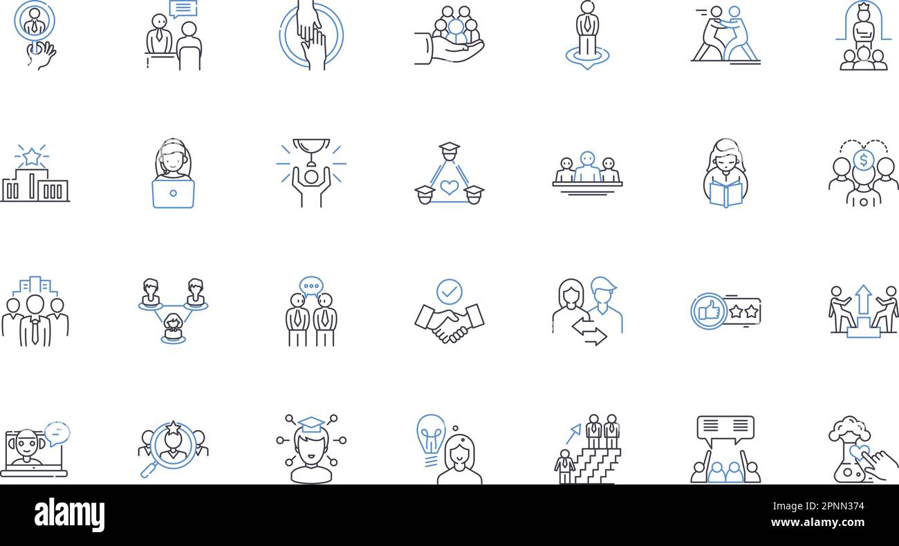 Symbolsammlung für Mitarbeiterschulungen. Lernen, Entwicklung ...