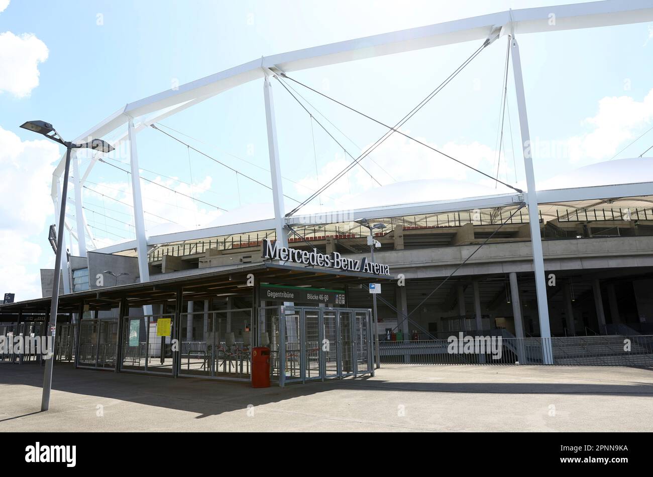 Mercedes-Benz Arena, a home stadium of a German football team VfB ...