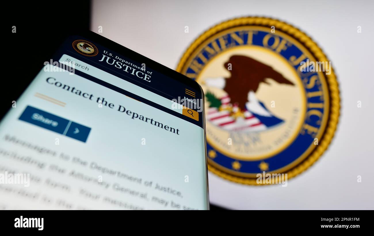 Doj logo -Fotos und -Bildmaterial in hoher Auflösung – Alamy