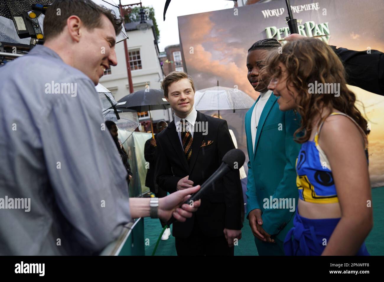 Matthews Matofsky, left, Caelan Edie and Florence Bensberg are ...