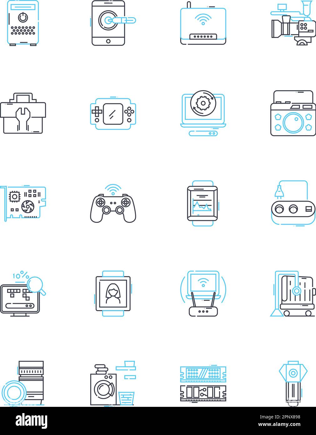 Lineare Symbole für automatisierte Systeme. Robotik, Effizienz ...