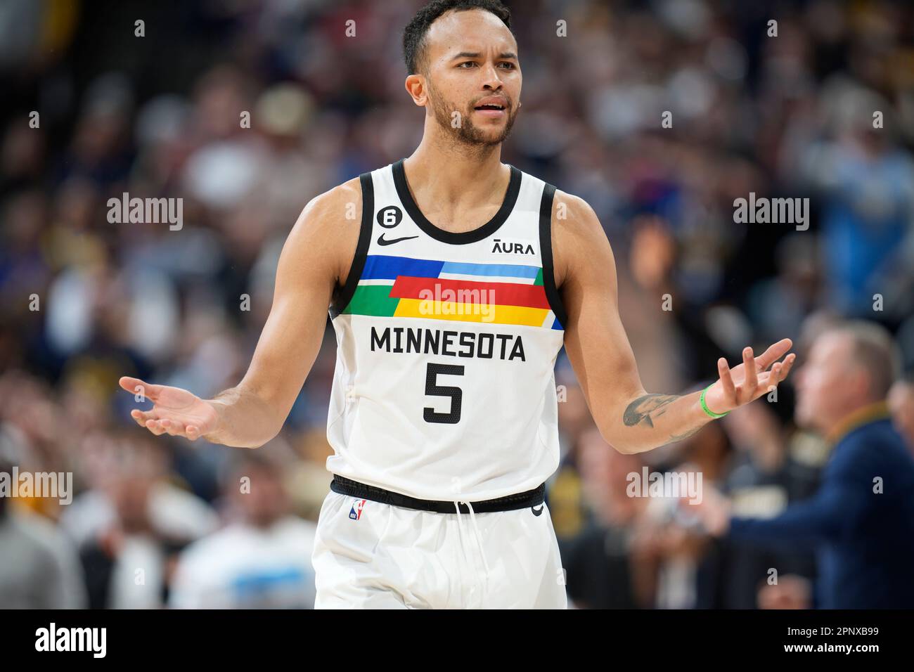 Minnesota Timberwolves forward Kyle Anderson (5) in the second half of ...