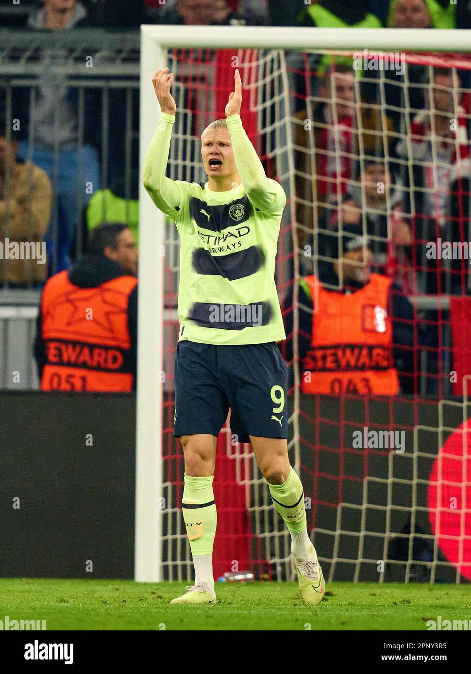 Erling Haaland, MANCITY 9 im Viertelfinalspiel FC BAYERN MUENCHEN ...