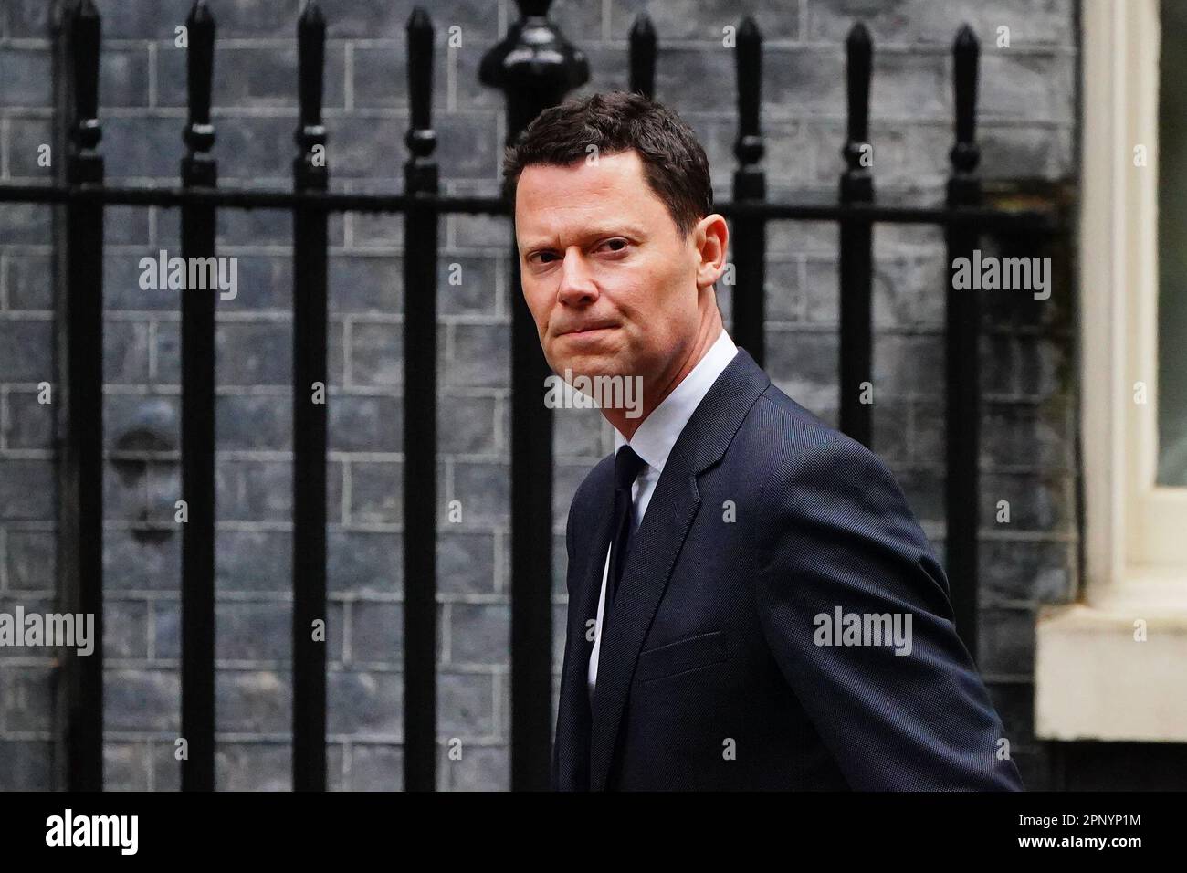 Alex Chalk in Downing Street, London, nachdem der stellvertretende ...