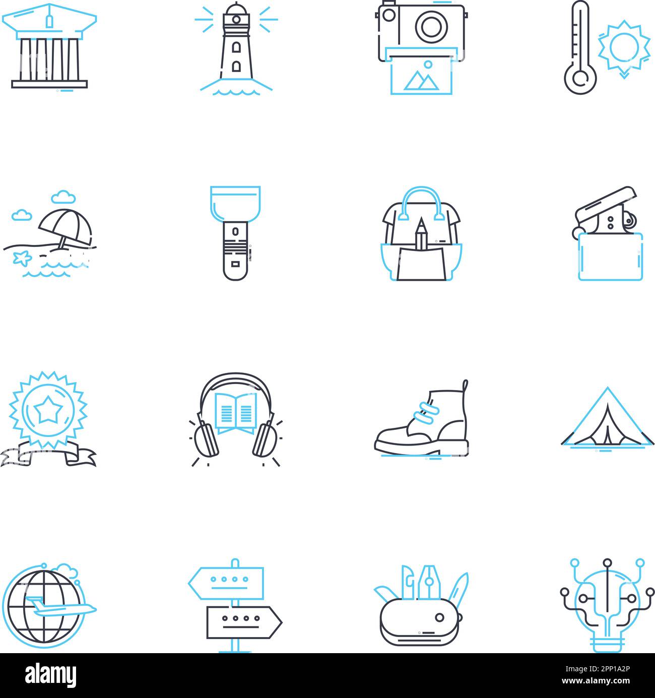 Lineare Symbole für RESTful Bruch festgelegt. Ruhe, Ruhe, Entspannung ...