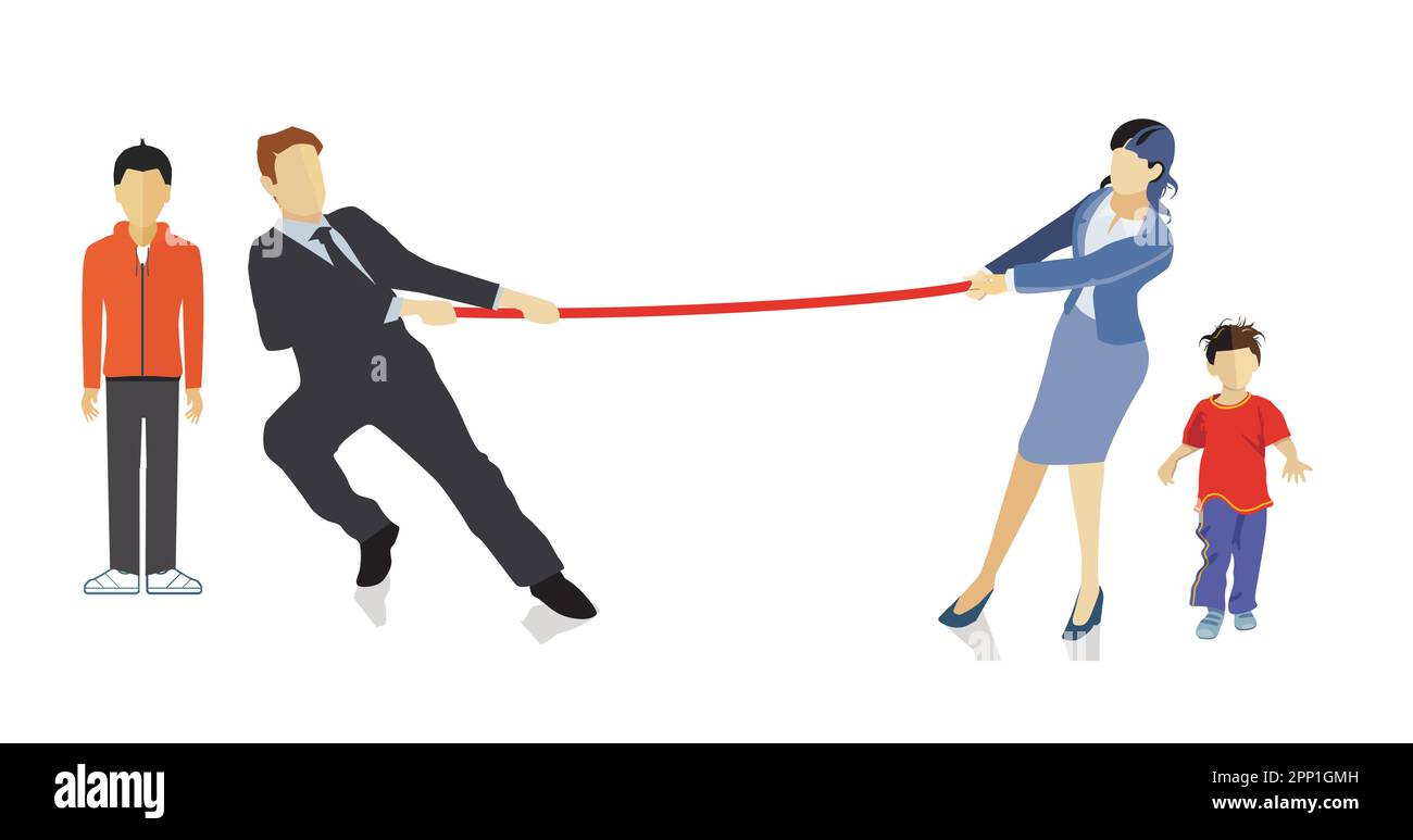 Krieg gegen kinder Stock-Vektorgrafiken kaufen - Alamy