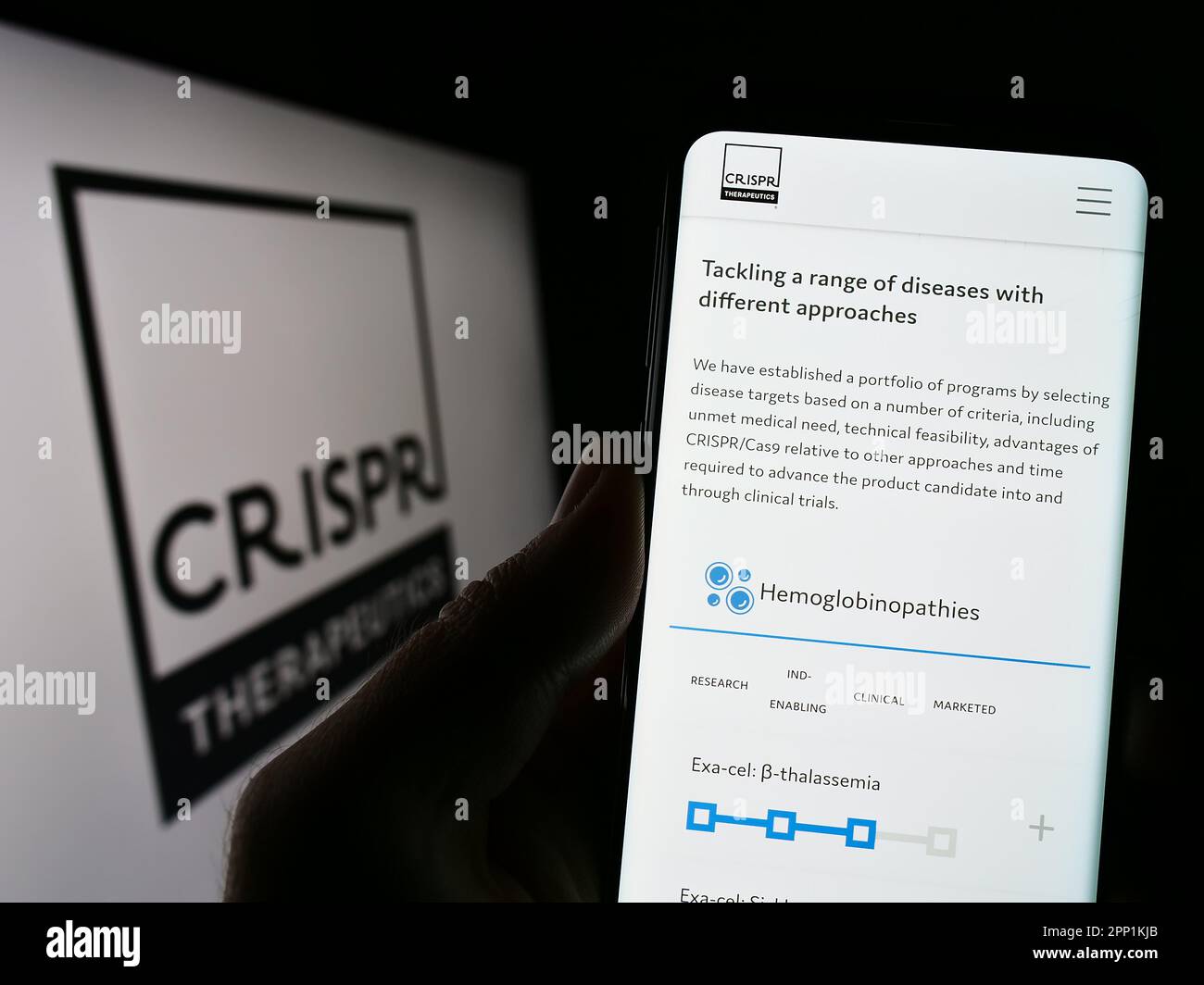 Crispr therapeutika logo -Fotos und -Bildmaterial in hoher Auflösung – Alamy