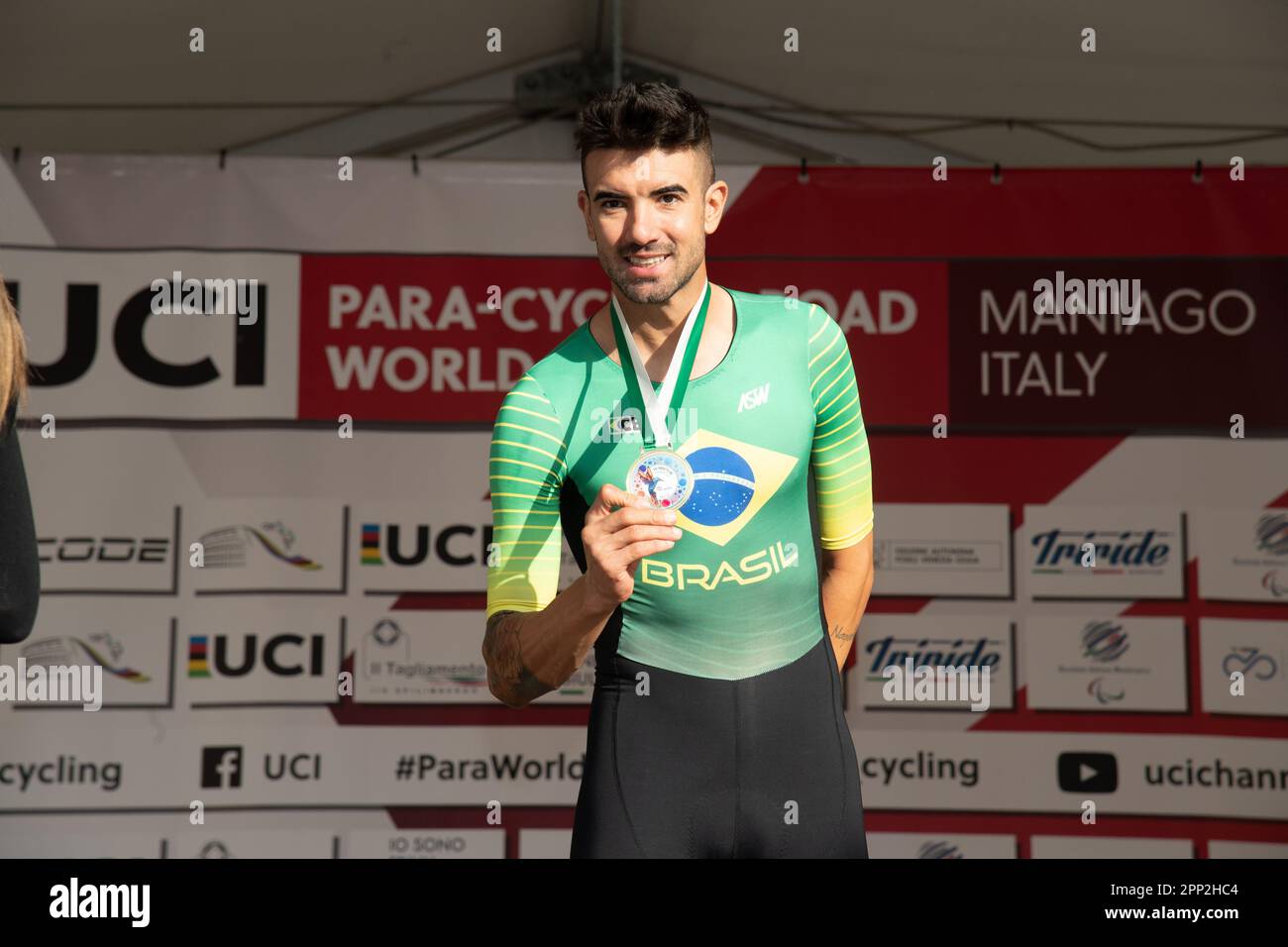 Maniago, Italien. 21. April 2023. Lauro Cesar Mouro Chaman aus ...