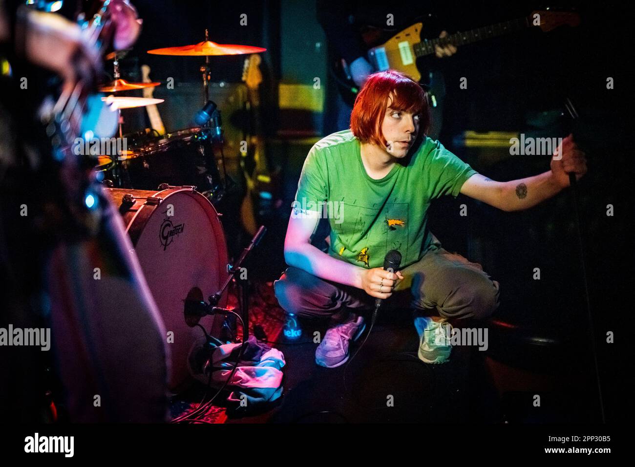 Edinburgh, Schottland. Freitag, 21. April 2023. Brighton Post-Punk Band ...