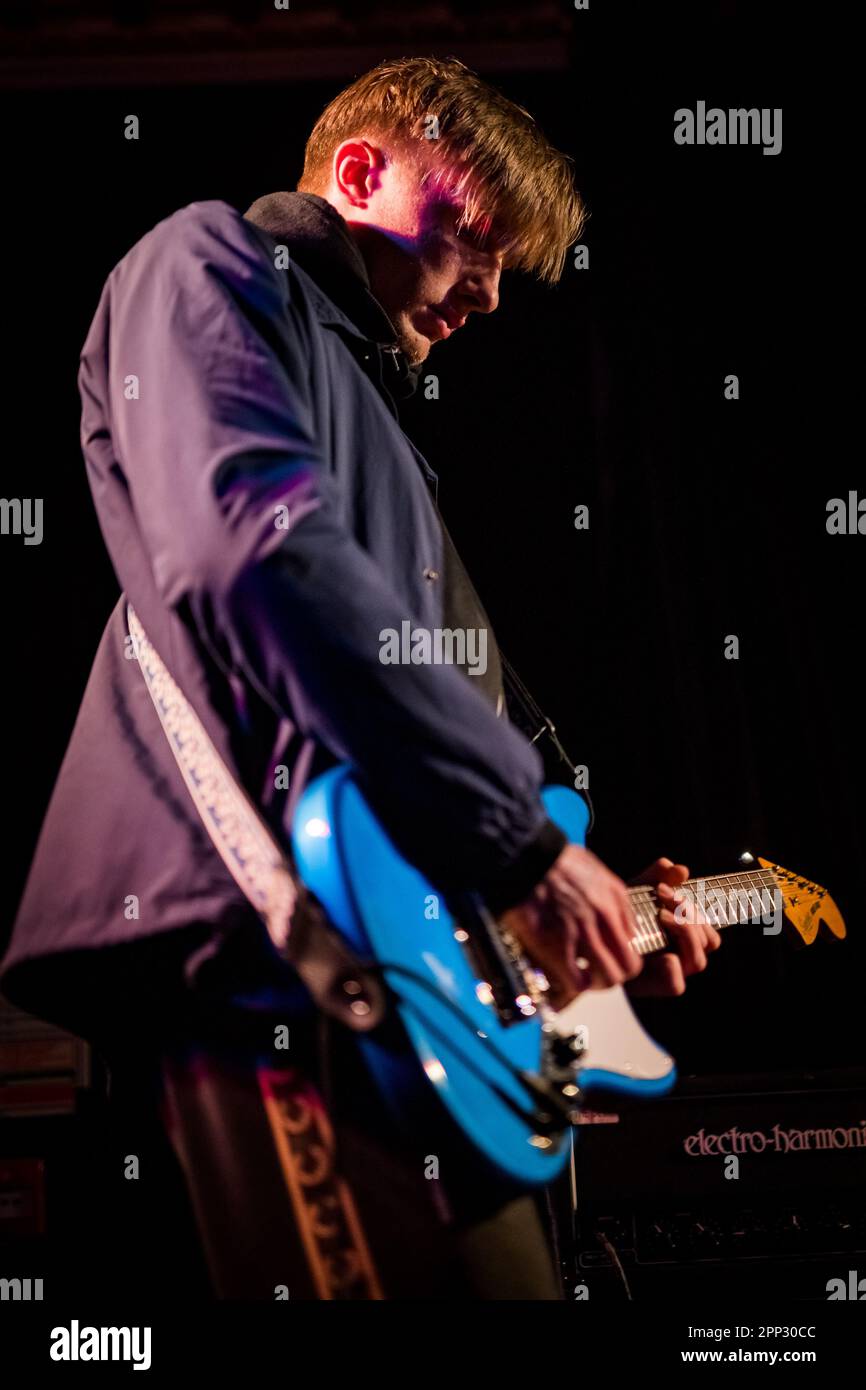 Edinburgh, Schottland. Freitag, 21. April 2023. Brighton Post-Punk Band ...