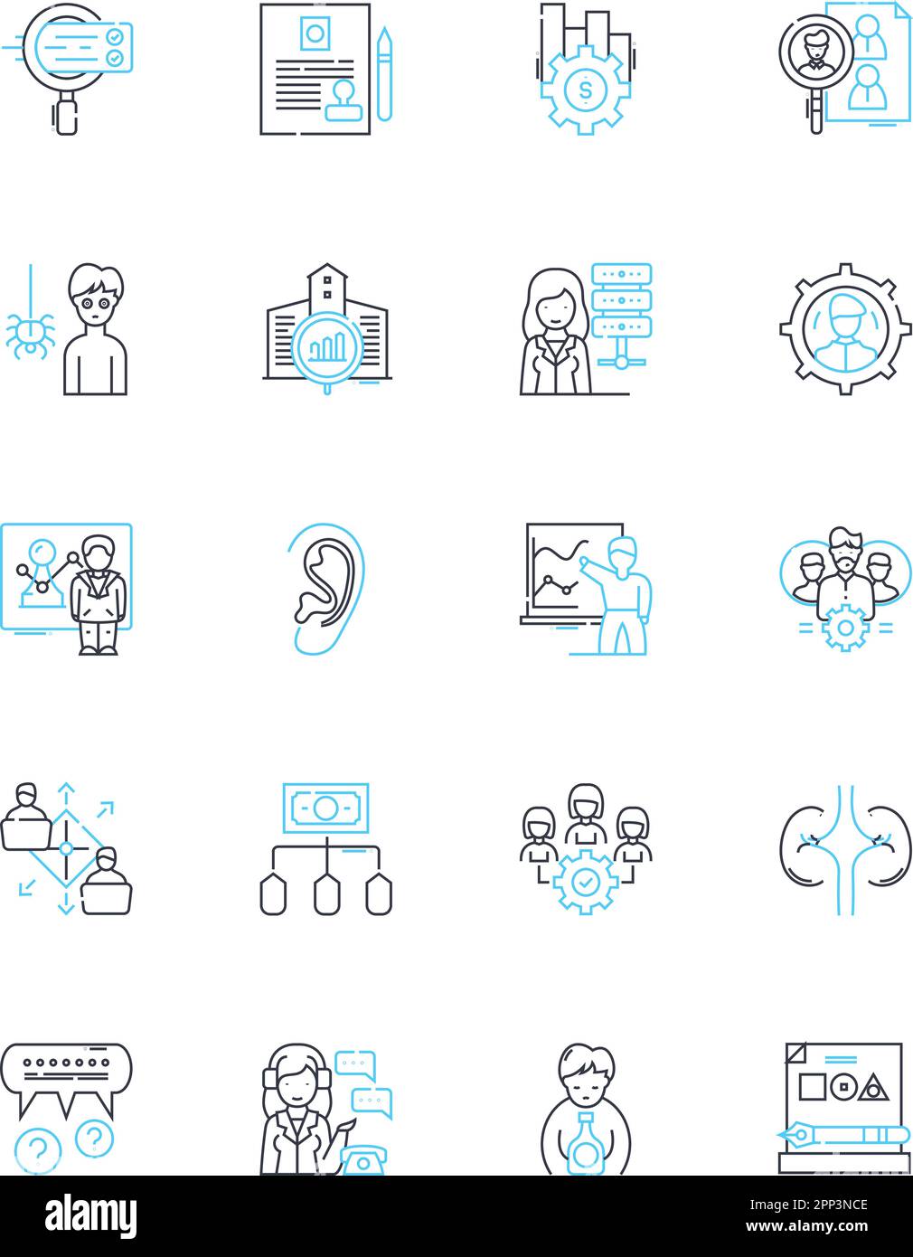 Lineare Symbole für rechtliche Gleichheit festgelegt. Gerechtigkeit ...