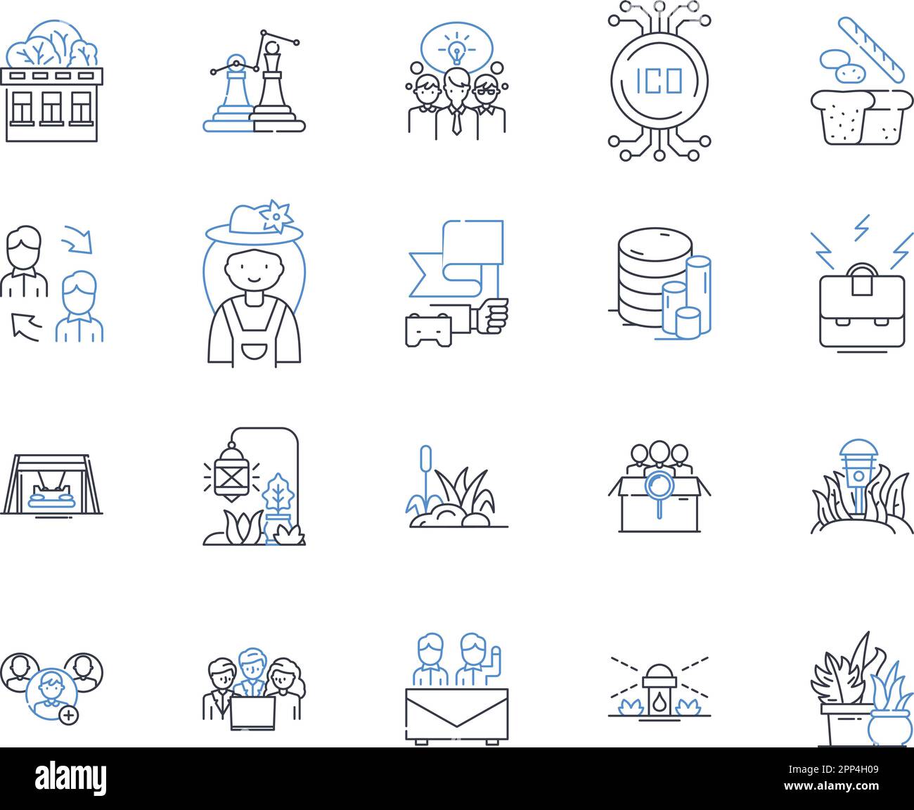 Symbolsammlung für den Bildungsbereich. Lernen, Lehrplan, Unterricht ...