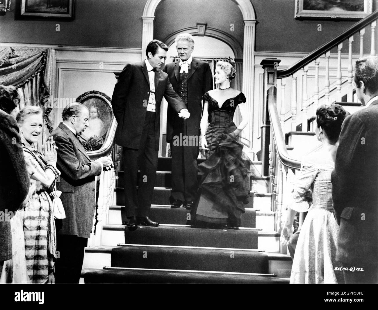 GREGORY PECK CHARLES BICKFORD CARROLL BAKER und JEAN SIMMONS (zurück in ...